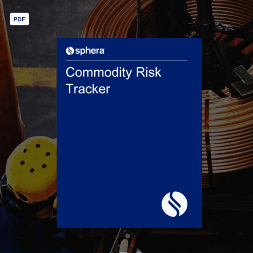 Monitor Commodity Risks with Sphera’s Tracker