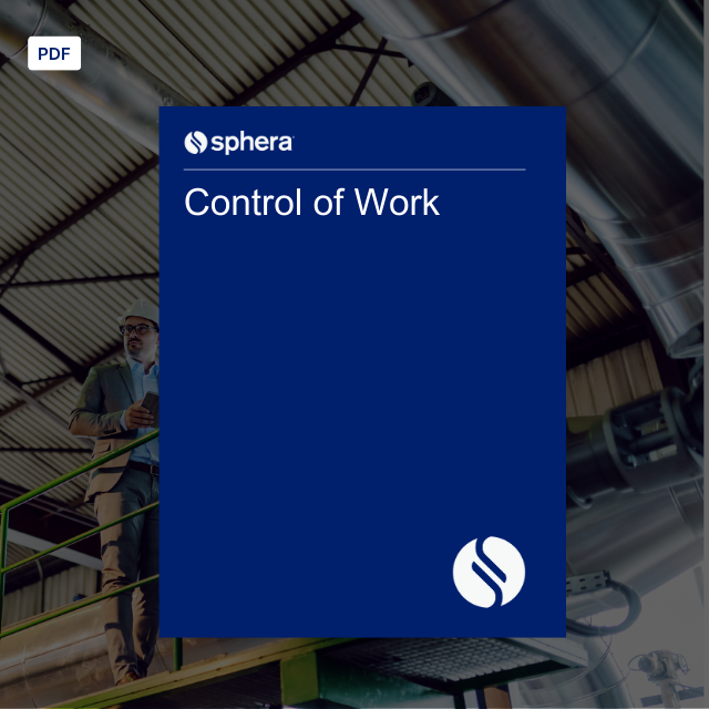 Control of Work Brochure | Sphera