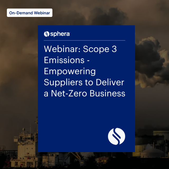 Scope 3 Emissions: Empowering Suppliers to Deliver a Net-Zero Business ...